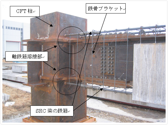 CFT－SRC構法（コンクリート充てん鋼管柱―鉄骨鉄筋コンクリート梁構法）[ソリューション・技術] - 五洋建設